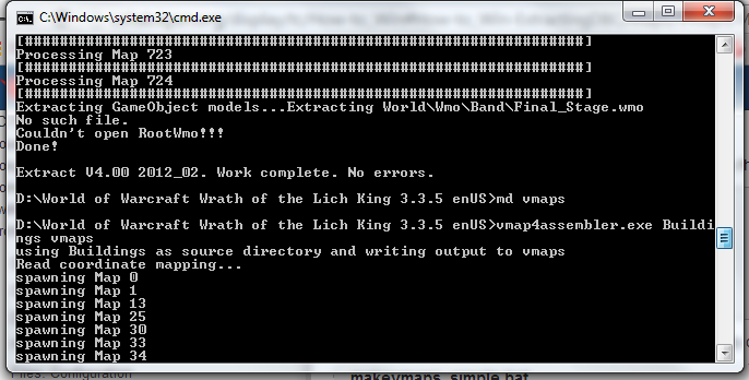 Dbc, Maps, mmaps, Vmaps problems - Page 18 - Help and Support - TrinityCore